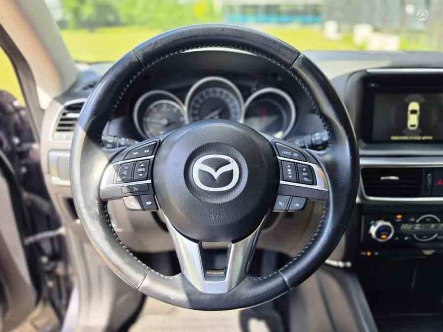 Pelēks Mazda CX-5 2016 Tauragė, ar dzinēja tilpumu 2.19 L un nobraukumu 168 tūkst. km par 8400 €, foto 32 vietnē AUTOMOTO.COM.LV