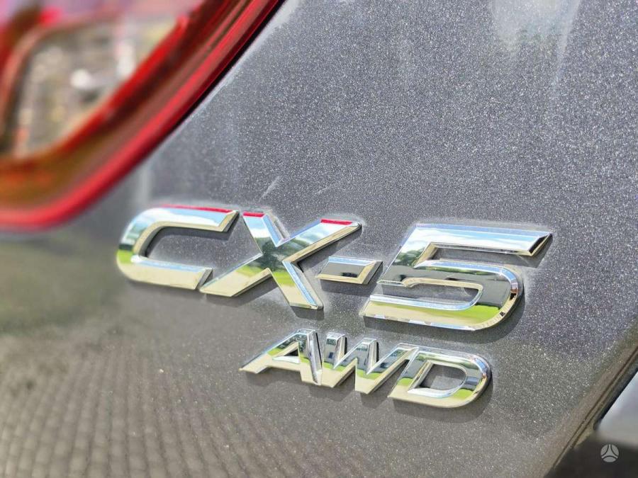 Pelēks Mazda CX-5 2016 Tauragė, ar dzinēja tilpumu 2.19 L un nobraukumu 168 tūkst. km par 8400 €, foto 44 vietnē AUTOMOTO.COM.LV