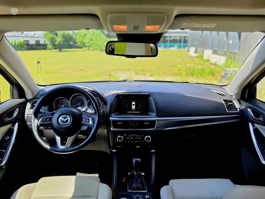 Pelēks Mazda CX-5 2016 Tauragė, ar dzinēja tilpumu 2.19 L un nobraukumu 168 tūkst. km par 7900 €, foto 18 vietnē AUTOMOTO.COM.LV