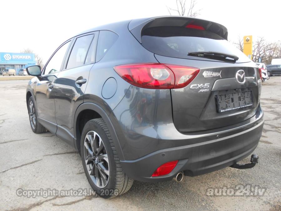 Grey Mazda CX-5 2017 in Viljandi, with an engine capacity of 2.20 L and mileage of 191 thousand km for 11490 €, photo 4 on AUTOMOTO.COM.LV