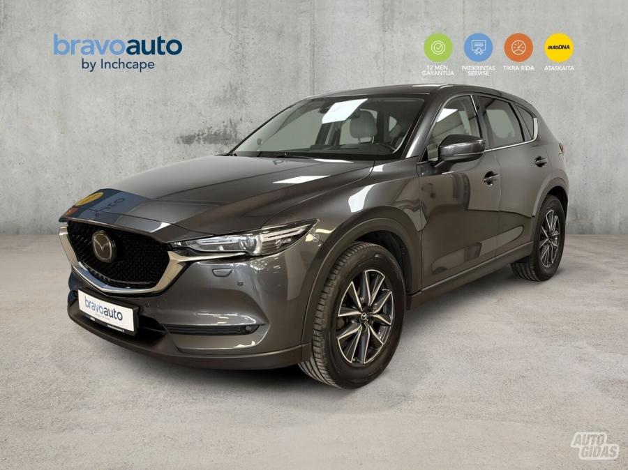 Pelēks Mazda CX-5 2017 Viļņa, ar dzinēja tilpumu 2.50 L un nobraukumu 152 tūkst. km par 20500 €, foto 1 vietnē AUTOMOTO.COM.LV