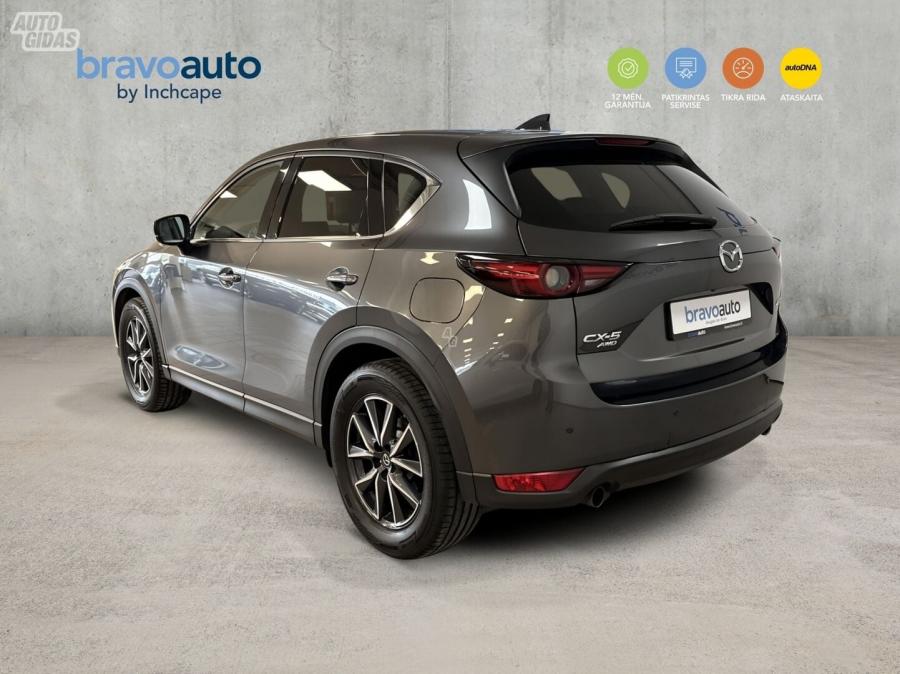 Pelēks Mazda CX-5 2017 Viļņa, ar dzinēja tilpumu 2.50 L un nobraukumu 152 tūkst. km par 20500 €, foto 4 vietnē AUTOMOTO.COM.LV
