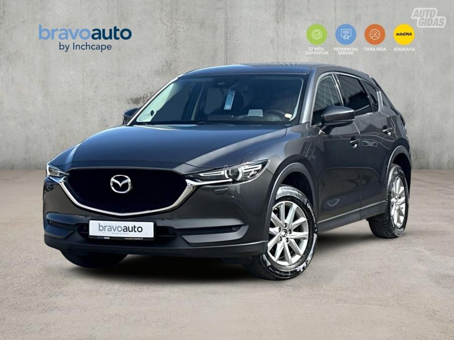 Grey Mazda CX-5 2017 in Kaunas, with an engine capacity of 2.50 L and mileage of 138 thousand km for 21271 €, photo 1 on AUTOMOTO.COM.LV