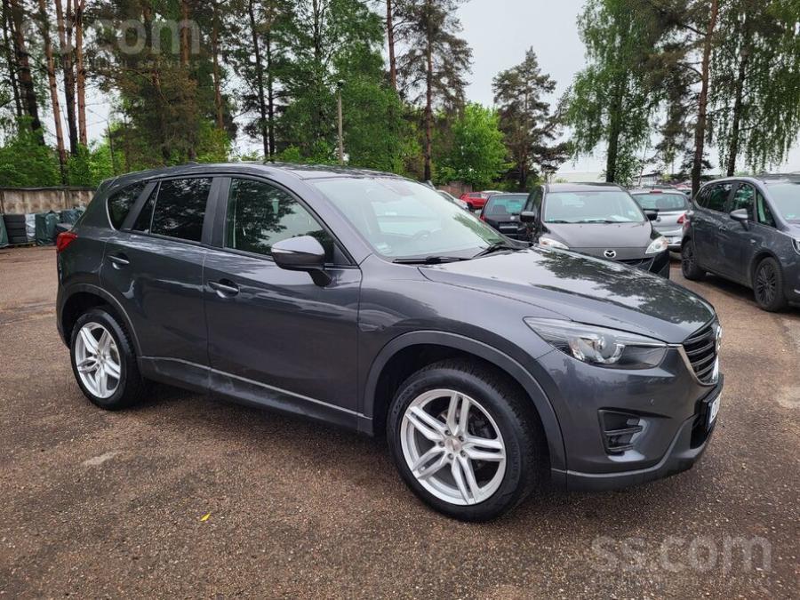 Grey Mazda CX-5 2017 in Riga, with an engine capacity of 2.20 L and mileage of 0 thousand km for 8000 €, photo 4 on AUTOMOTO.COM.LV