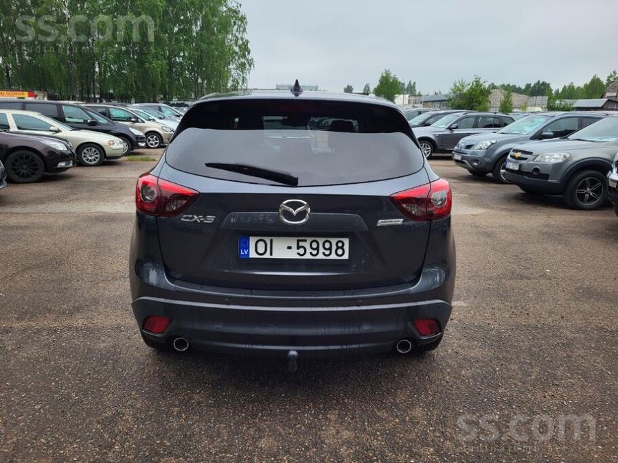 Grey Mazda CX-5 2017 in Riga, with an engine capacity of 2.20 L and mileage of 0 thousand km for 8000 €, photo 7 on AUTOMOTO.COM.LV