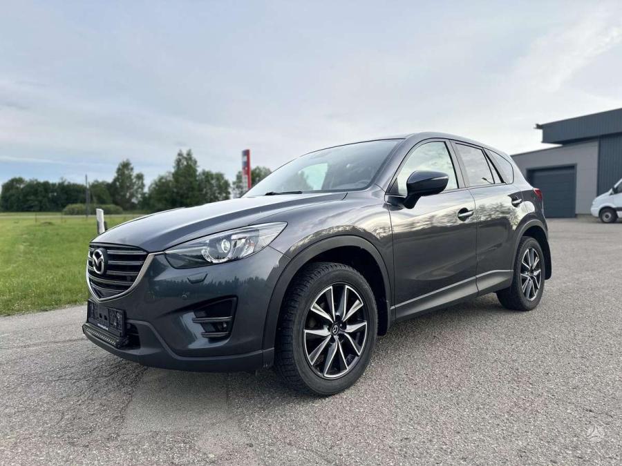 Grey Mazda CX-5 2017 in Rokiskis, with an engine capacity of 2.19 L and mileage of 154 thousand km for 8950 €, photo 24 on AUTOMOTO.COM.LV