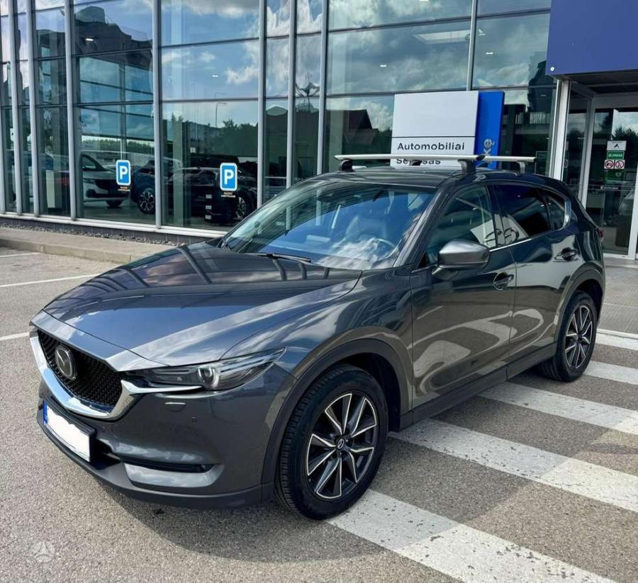 Grey Mazda CX-5 2017 in Kaunas, with an engine capacity of 2.19 L and mileage of 282 thousand km for 9000 €, photo 9 on AUTOMOTO.COM.LV