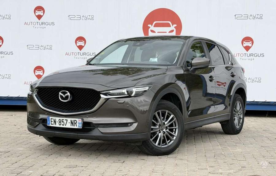 Pelēks Mazda CX-5 2017 Tauragė, ar dzinēja tilpumu 2.19 L un nobraukumu 167 tūkst. km par 11400 €, foto 1 vietnē AUTOMOTO.COM.LV