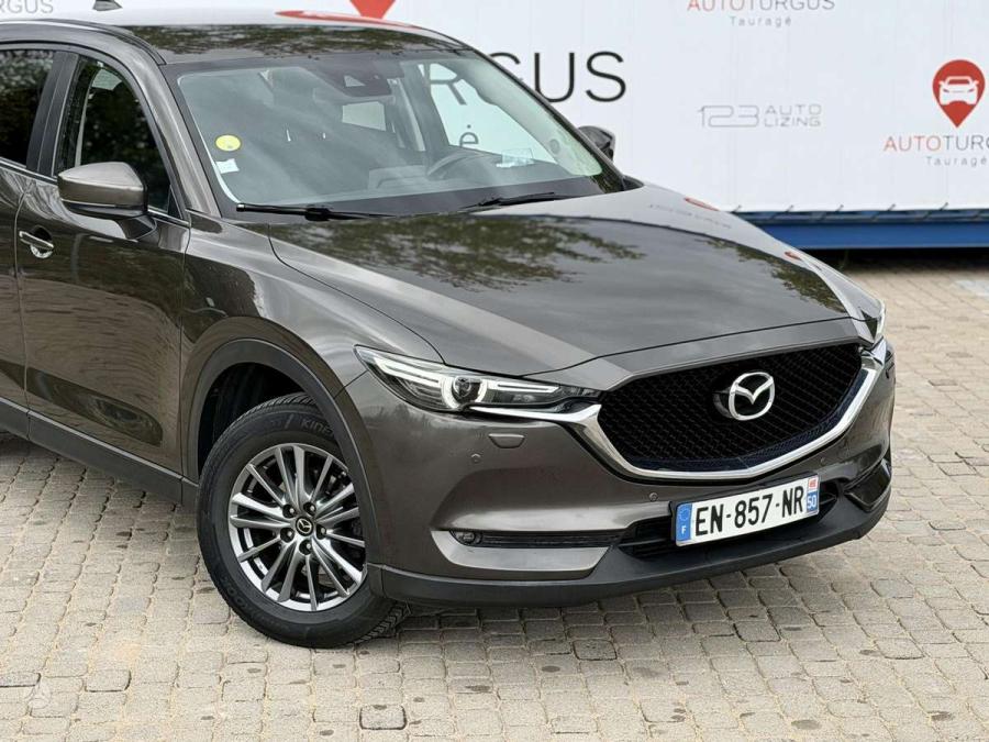 Pelēks Mazda CX-5 2017 Tauragė, ar dzinēja tilpumu 2.19 L un nobraukumu 167 tūkst. km par 11400 €, foto 5 vietnē AUTOMOTO.COM.LV