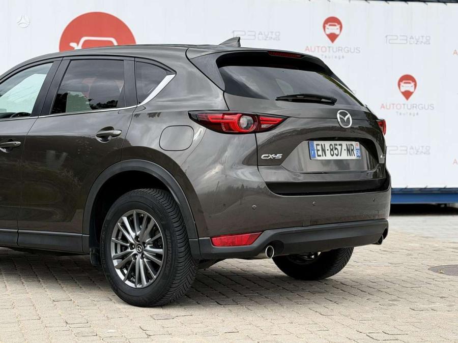Pelēks Mazda CX-5 2017 Tauragė, ar dzinēja tilpumu 2.19 L un nobraukumu 167 tūkst. km par 11400 €, foto 29 vietnē AUTOMOTO.COM.LV