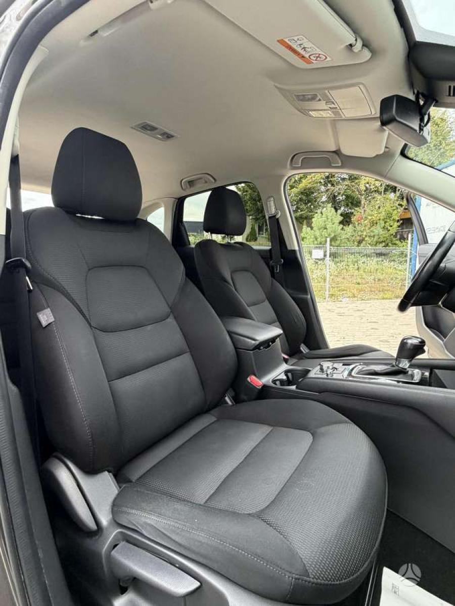 Pelēks Mazda CX-5 2017 Tauragė, ar dzinēja tilpumu 2.19 L un nobraukumu 167 tūkst. km par 11400 €, foto 39 vietnē AUTOMOTO.COM.LV