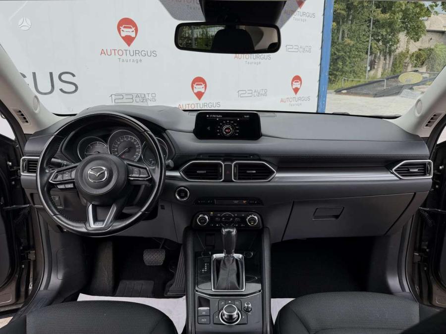 Pelēks Mazda CX-5 2017 Tauragė, ar dzinēja tilpumu 2.19 L un nobraukumu 167 tūkst. km par 11400 €, foto 47 vietnē AUTOMOTO.COM.LV