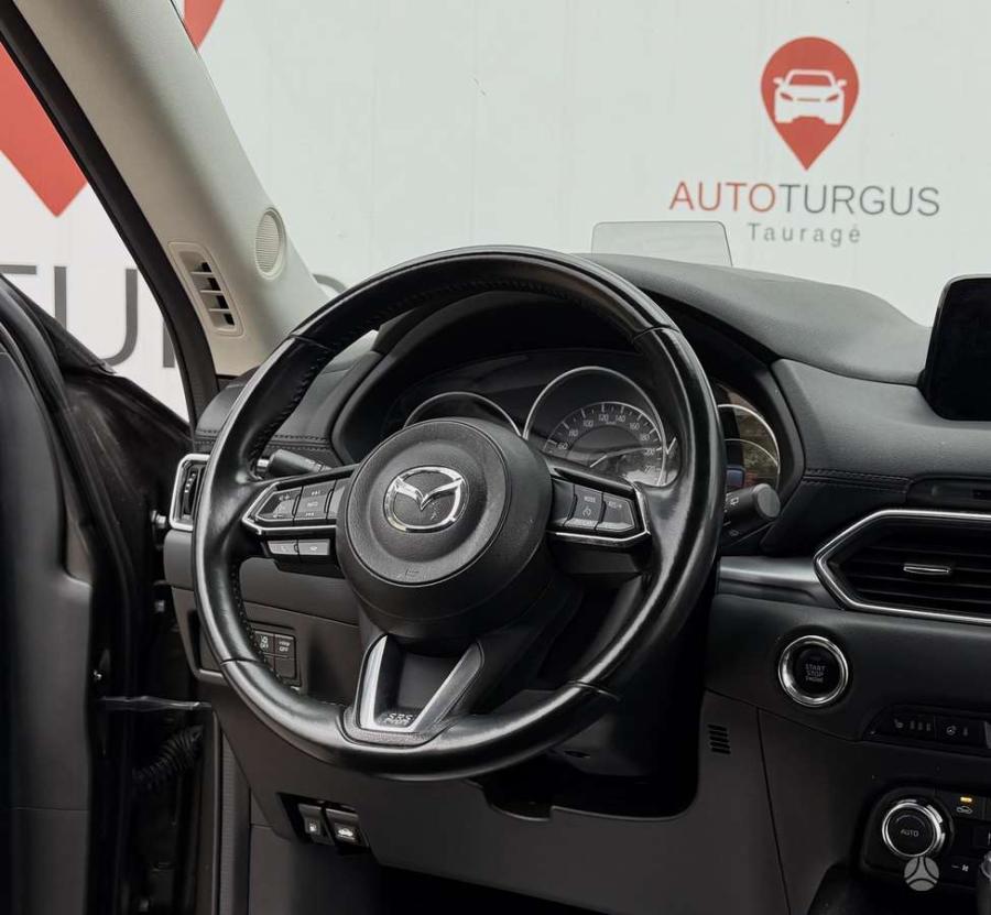 Pelēks Mazda CX-5 2017 Tauragė, ar dzinēja tilpumu 2.19 L un nobraukumu 167 tūkst. km par 11400 €, foto 48 vietnē AUTOMOTO.COM.LV