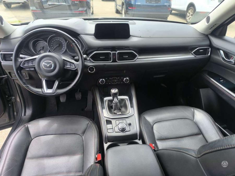 Grey Mazda CX-5 2018 in Panevezys, with an engine capacity of 2.19 L and mileage of 247 thousand km for 9300 €, photo 29 on AUTOMOTO.COM.LV