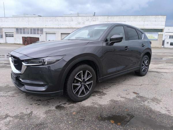 Grey Mazda CX-5 2018 in Panevezys, with an engine capacity of 2.19 L and mileage of 247 thousand km for 9300 €, photo 1 on AUTOMOTO.COM.LV