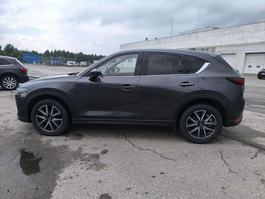 Grey Mazda CX-5 2018 in Panevezys, with an engine capacity of 2.19 L and mileage of 247 thousand km for 9300 €, photo 9 on AUTOMOTO.COM.LV