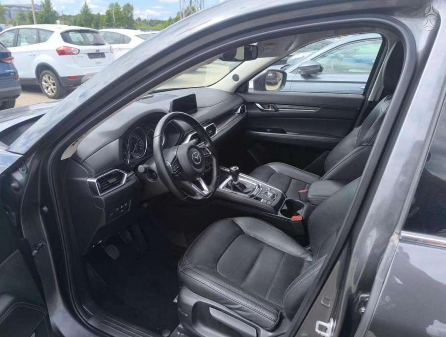 Grey Mazda CX-5 2018 in Panevezys, with an engine capacity of 2.19 L and mileage of 247 thousand km for 9300 €, photo 14 on AUTOMOTO.COM.LV