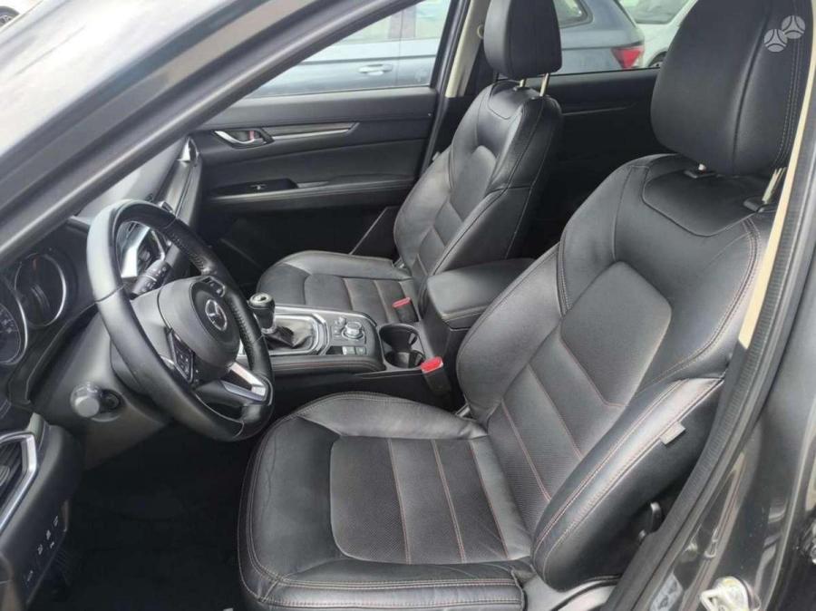 Grey Mazda CX-5 2018 in Panevezys, with an engine capacity of 2.19 L and mileage of 247 thousand km for 9300 €, photo 15 on AUTOMOTO.COM.LV