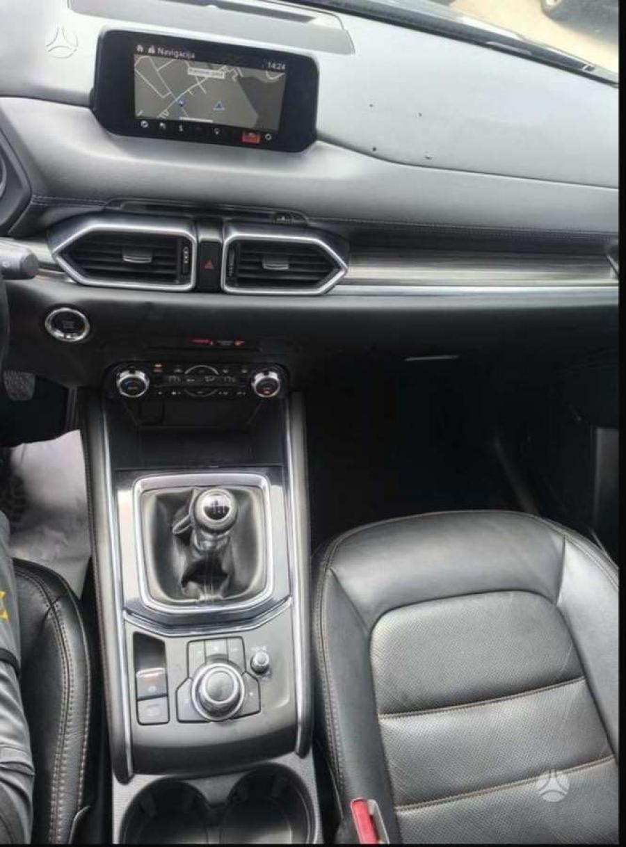 Grey Mazda CX-5 2018 in Panevezys, with an engine capacity of 2.19 L and mileage of 247 thousand km for 9300 €, photo 18 on AUTOMOTO.COM.LV