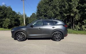 Pelēks Mazda CX-5 2018 Telšiai, ar dzinēja tilpumu 2.49 L un nobraukumu 105 tūkst. km par 18400 €, foto 5 vietnē AUTOMOTO.COM.LV