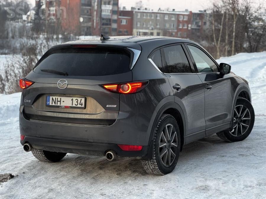 Pelēks Mazda CX-5 2018 Bauska, ar dzinēja tilpumu 2.20 L un nobraukumu 416 tūkst. km par 15200 €, foto 3 vietnē AUTOMOTO.COM.LV