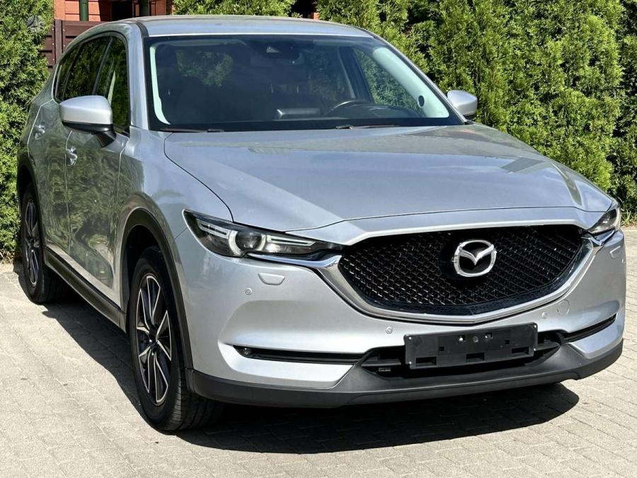 Pelēks Mazda CX-5 2018 Kretinga, ar dzinēja tilpumu 2.19 L un nobraukumu 263 tūkst. km par 10800 €, foto 1 vietnē AUTOMOTO.COM.LV