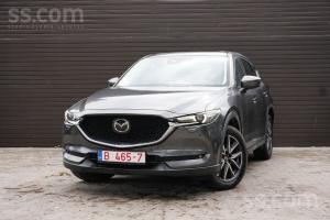 Grey Mazda CX-5 2018 in Riga, with an engine capacity of 2.20 L and mileage of 203 thousand km for 14490 €, photo 2 on AUTOMOTO.COM.LV