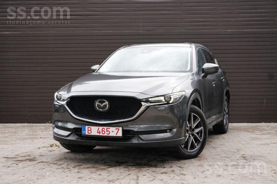 Grey Mazda CX-5 2018 in Riga, with an engine capacity of 2.20 L and mileage of 203 thousand km for 14490 €, photo 2 on AUTOMOTO.COM.LV