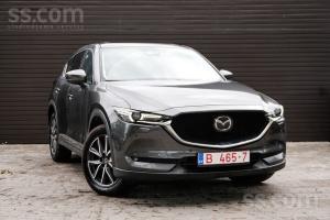 Grey Mazda CX-5 2018 in Riga, with an engine capacity of 2.20 L and mileage of 203 thousand km for 14490 €, photo 4 on AUTOMOTO.COM.LV