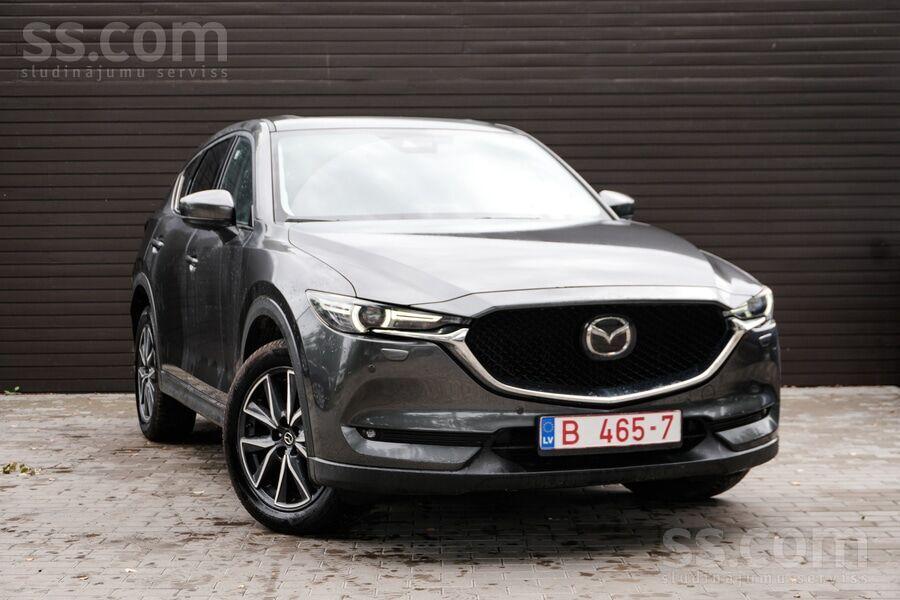 Grey Mazda CX-5 2018 in Riga, with an engine capacity of 2.20 L and mileage of 203 thousand km for 14490 €, photo 5 on AUTOMOTO.COM.LV