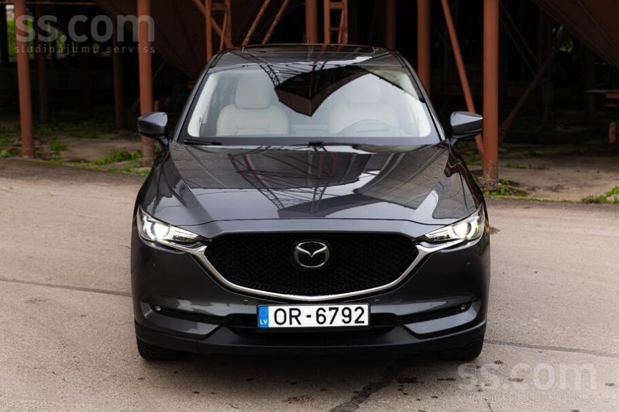 Pelēks Mazda CX-5 2018 Rīga, ar dzinēja tilpumu 2.20 L un nobraukumu 177 tūkst. km par 14990 €, foto 1 vietnē AUTOMOTO.COM.LV