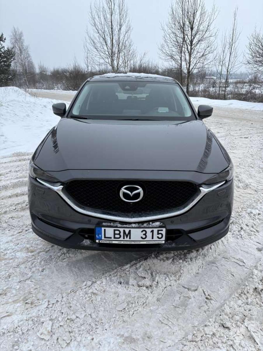 Pelēks Mazda CX-5 2019 Viļņa, ar dzinēja tilpumu 2.00 L un nobraukumu 73 tūkst. km par 20000 €, foto 1 vietnē AUTOMOTO.COM.LV