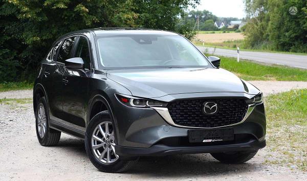 Pelēks Mazda CX-5 2023 Kretinga, ar dzinēja tilpumu 2.49 L un nobraukumu 93 tūkst. km par 22699 €, foto 1 vietnē AUTOMOTO.COM.LV