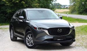 Pelēks Mazda CX-5 2023 Kretinga, ar dzinēja tilpumu 2.49 L un nobraukumu 93 tūkst. km par 22699 €, foto  vietnē AUTOMOTO.COM.LV