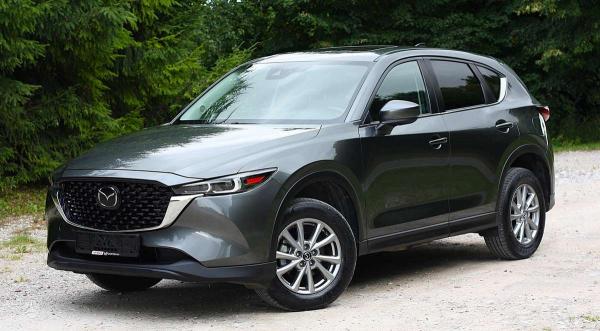 Pelēks Mazda CX-5 2023 Kretinga, ar dzinēja tilpumu 2.49 L un nobraukumu 93 tūkst. km par 22699 €, foto 6 vietnē AUTOMOTO.COM.LV