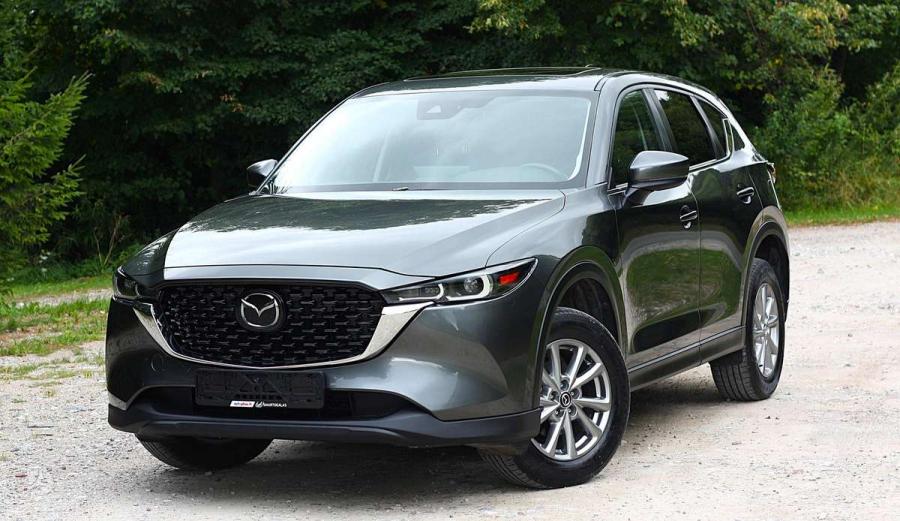 Pelēks Mazda CX-5 2023 Kretinga, ar dzinēja tilpumu 2.49 L un nobraukumu 93 tūkst. km par 22699 €, foto 8 vietnē AUTOMOTO.COM.LV