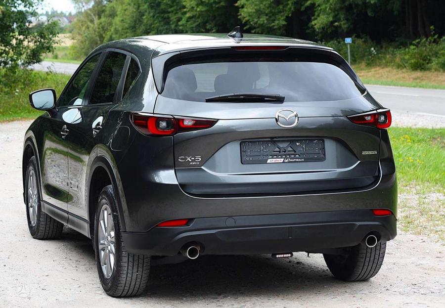 Pelēks Mazda CX-5 2023 Kretinga, ar dzinēja tilpumu 2.49 L un nobraukumu 93 tūkst. km par 22699 €, foto 15 vietnē AUTOMOTO.COM.LV