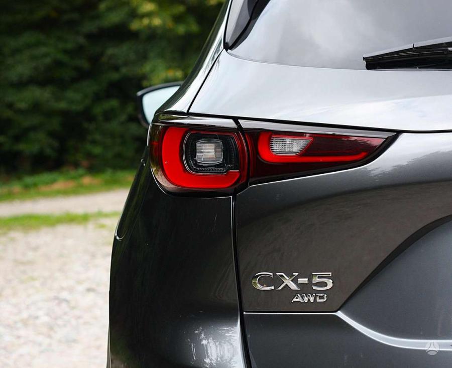 Pelēks Mazda CX-5 2023 Kretinga, ar dzinēja tilpumu 2.49 L un nobraukumu 93 tūkst. km par 22699 €, foto 16 vietnē AUTOMOTO.COM.LV