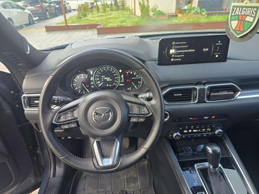 Grey Mazda CX-5 2024 in Kaunas, with an engine capacity of 2.00 L and mileage of 34 thousand km for 29900 €, photo 5 on AUTOMOTO.COM.LV