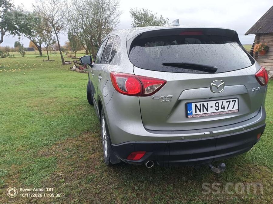 Grey Mazda CX-5 2013 in Madona, with an engine capacity of 2.20 L and mileage of 207 thousand km for 6900 €, photo 4 on AUTOMOTO.COM.LV