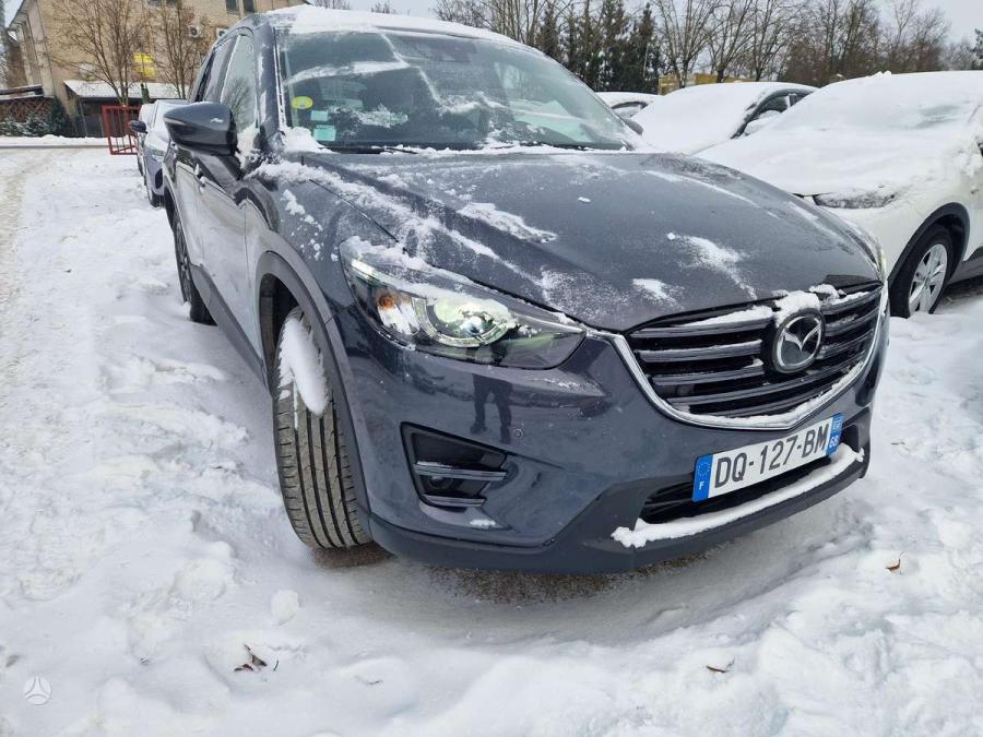 Grey Mazda CX-5 2015 in Taurage, with an engine capacity of 2.20 L and mileage of 136 thousand km for 6950 €, photo 1 on AUTOMOTO.COM.LV