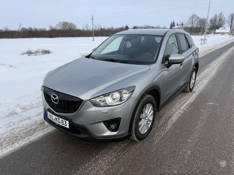 Grey Mazda CX-5 2012 in Vilkaviskis, with an engine capacity of 2.20 L and mileage of 120 thousand km for 6999 €, photo 1 on AUTOMOTO.COM.LV