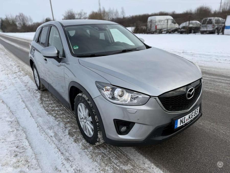 Grey Mazda CX-5 2012 in Vilkaviskis, with an engine capacity of 2.20 L and mileage of 120 thousand km for 6999 €, photo 2 on AUTOMOTO.COM.LV
