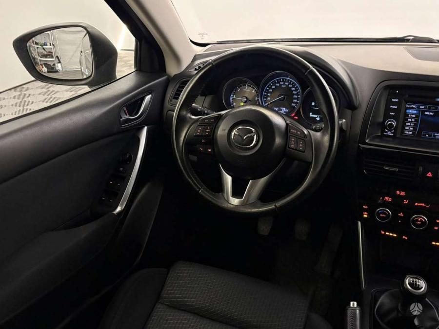 Grey Mazda CX-5 2012 in Marijampole, with an engine capacity of 2.20 L and mileage of 120 thousand km for 6999 €, photo 16 on AUTOMOTO.COM.LV