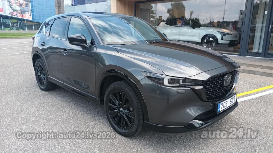 Grey Mazda CX-5 2024 in Parnu, with an engine capacity of 2.50 L and mileage of 55 thousand km for 25900 €, photo 1 on AUTOMOTO.COM.LV