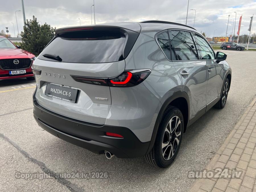 Grey Mazda CX-5 2026 in Tartu, with an engine capacity of 2.50 L and mileage of 1 thousand km for 38390 €, photo 8 on AUTOMOTO.COM.LV
