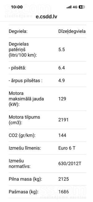 Mazda CX-5 2014 Daugavpils, ar dzinēja tilpumu 2.20 L un nobraukumu 101 tūkst. km par 10300 €, foto 6 vietnē AUTOMOTO.COM.LV