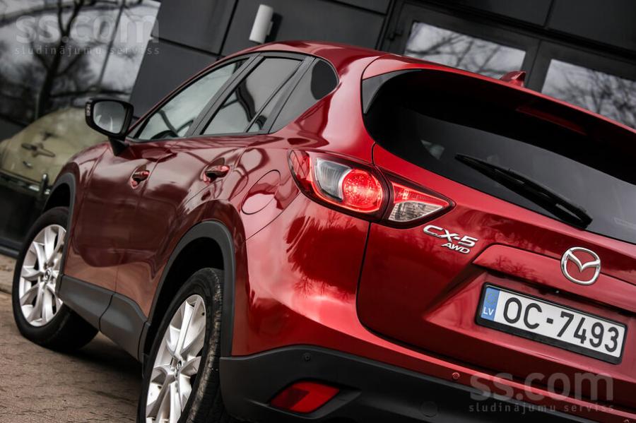 Sarkans Mazda CX-5 2012 Jelgava, ar dzinēja tilpumu 2.00 L un nobraukumu 226 tūkst. km par 6550 €, foto 8 vietnē AUTOMOTO.COM.LV