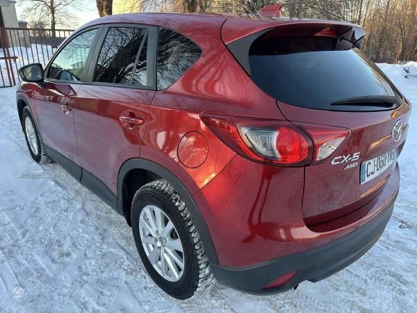 Sarkans Mazda CX-5 2012 Tauragė, ar dzinēja tilpumu 2.19 L un nobraukumu 212 tūkst. km par 6200 €, foto 7 vietnē AUTOMOTO.COM.LV