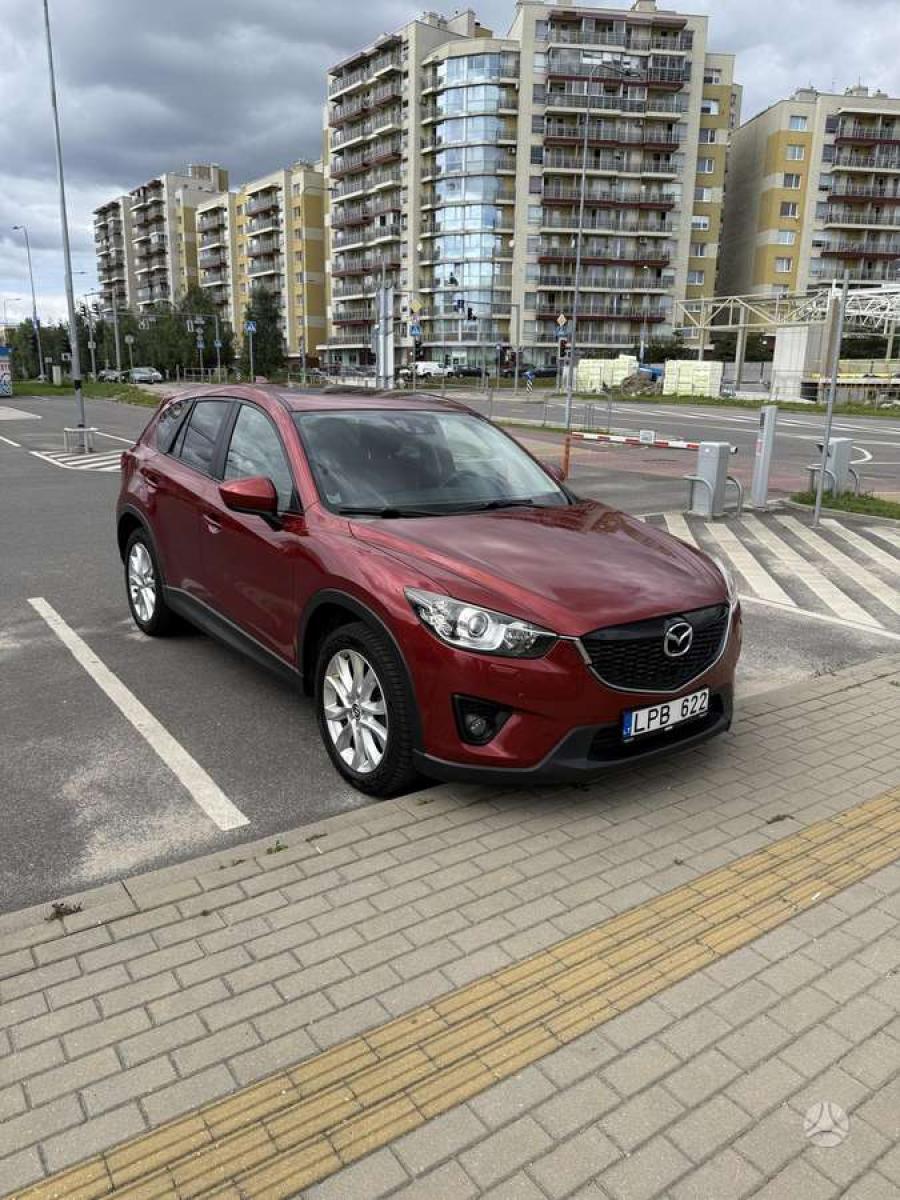 Sarkans Mazda CX-5 2012 Viļņa, ar dzinēja tilpumu 2.19 L un nobraukumu 226 tūkst. km par 6000 €, foto 4 vietnē AUTOMOTO.COM.LV